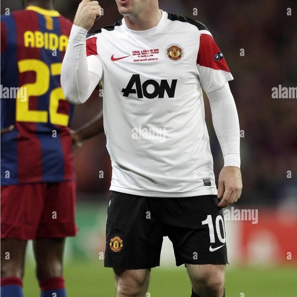 Nike | Shirts | Manchester United 21 Final Ucl Wayne Rooney 10 Soccer ...